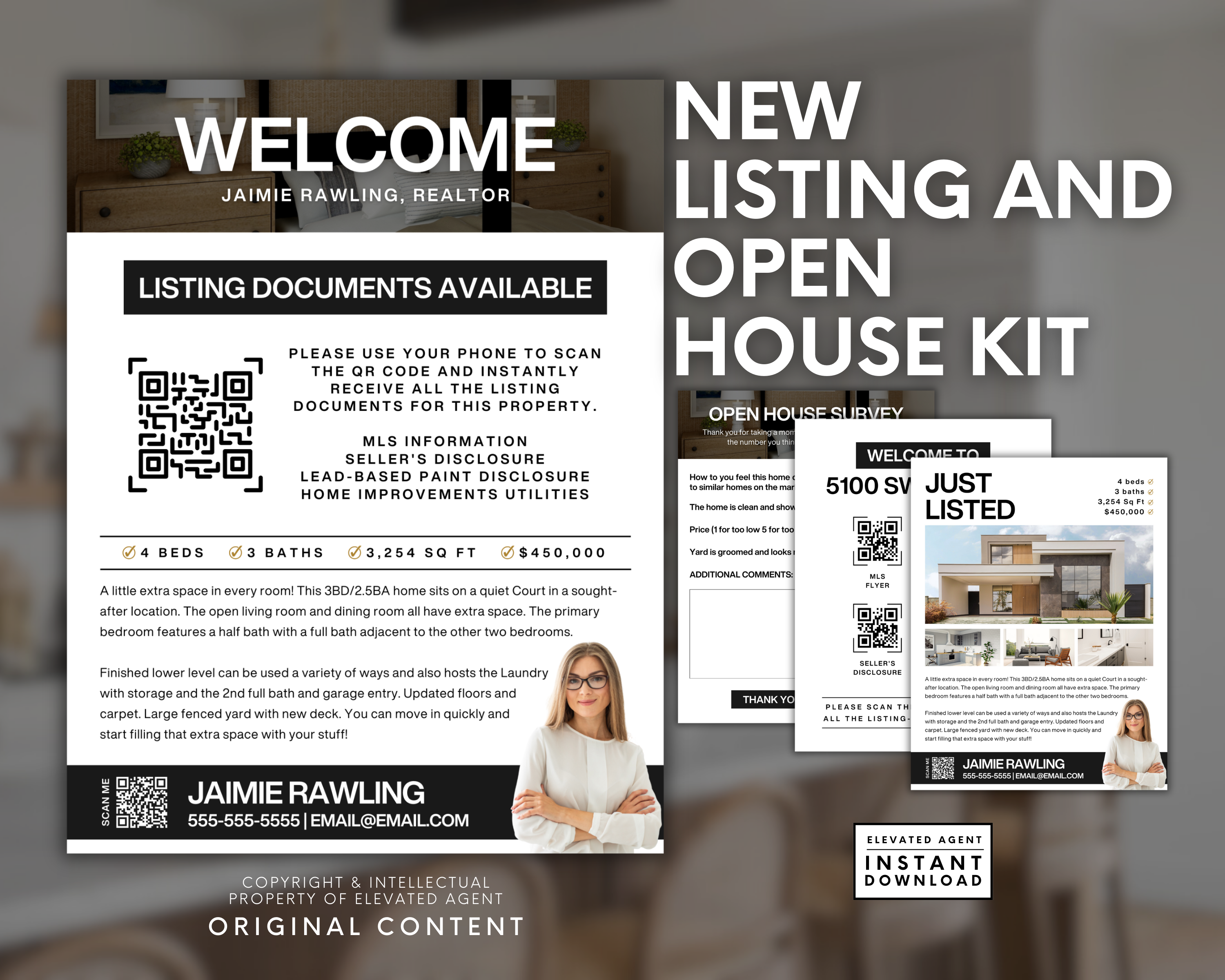 Open House Kit - Classic Brand Style – Elevated Agent