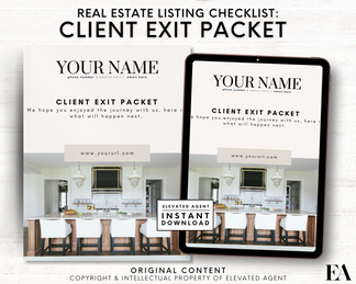 Real Estate Client Exit Packet – Elevated Agent