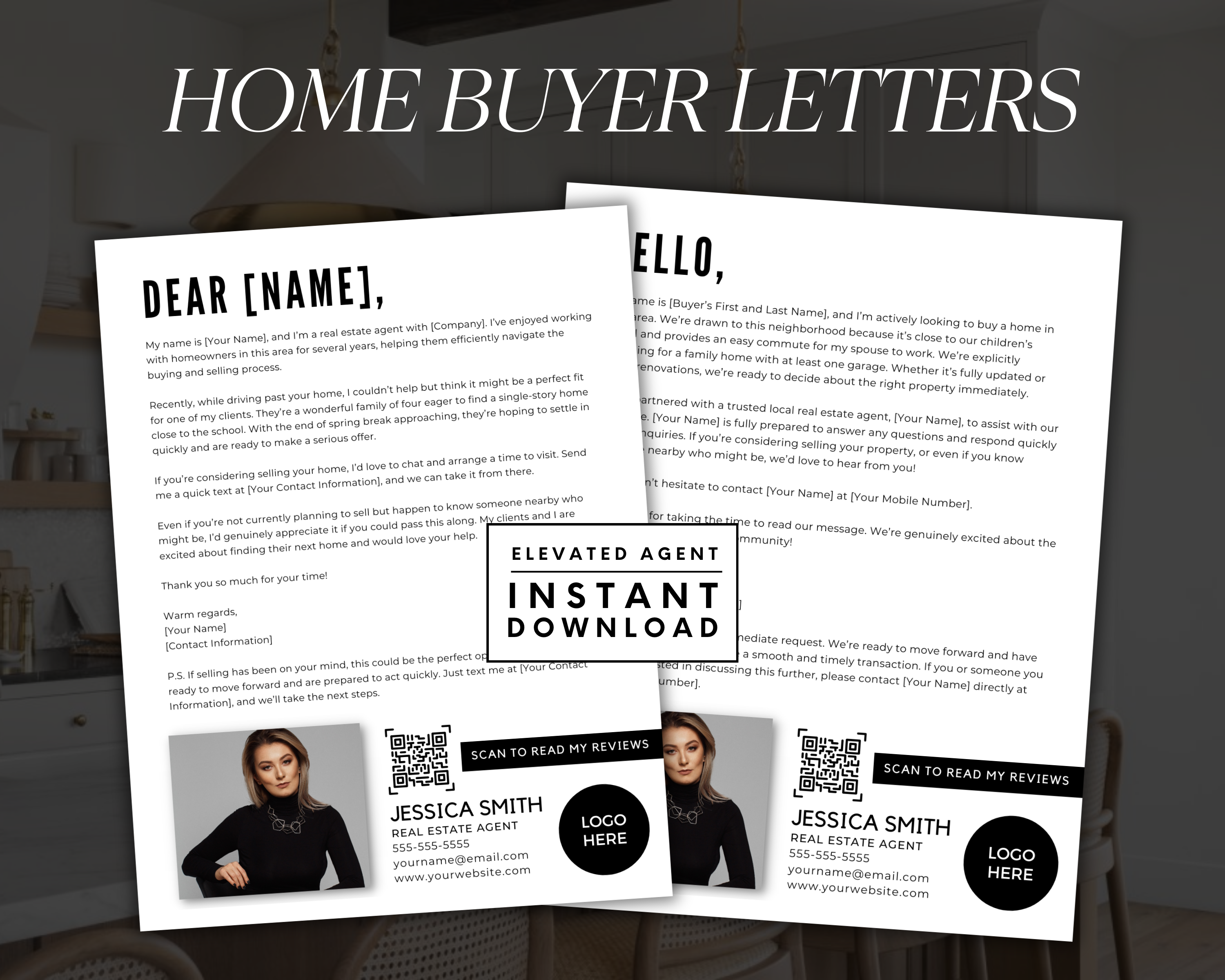 Home Buyer Letters - Minimal Design Style – Elevated Agent