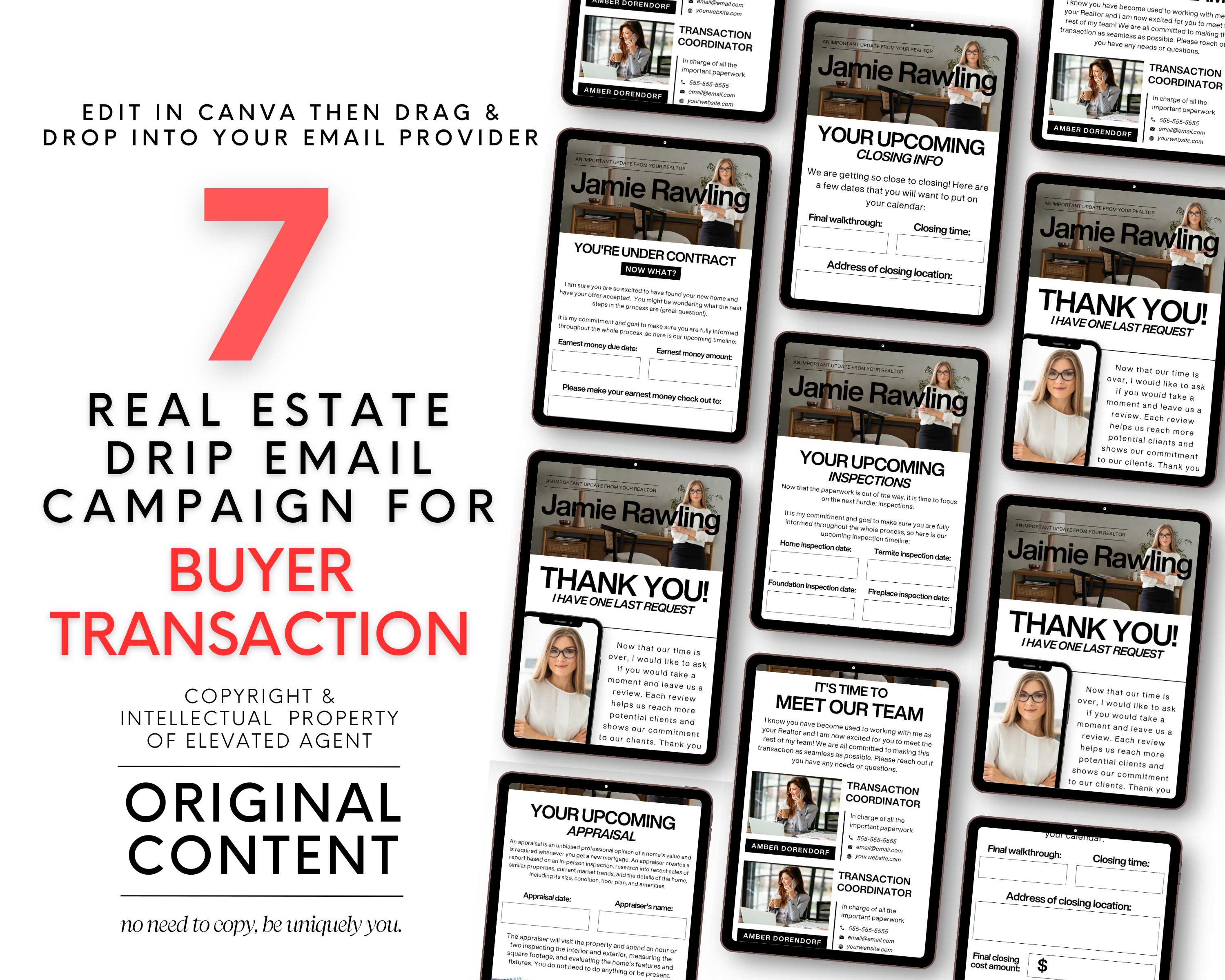 Real Estate Under Contract Emails - Real Estate Email Templates ...