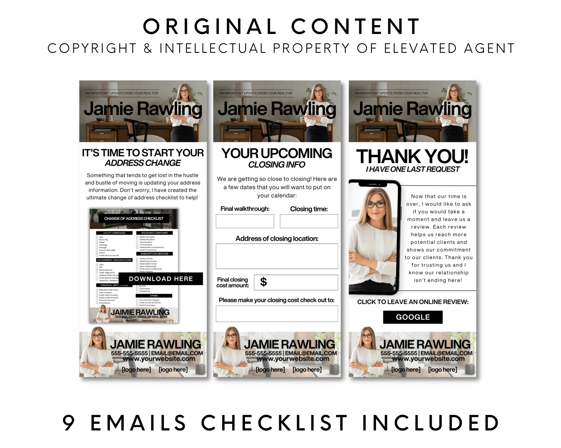 Real Estate Under Contract Emails - Real Estate Email Templates ...