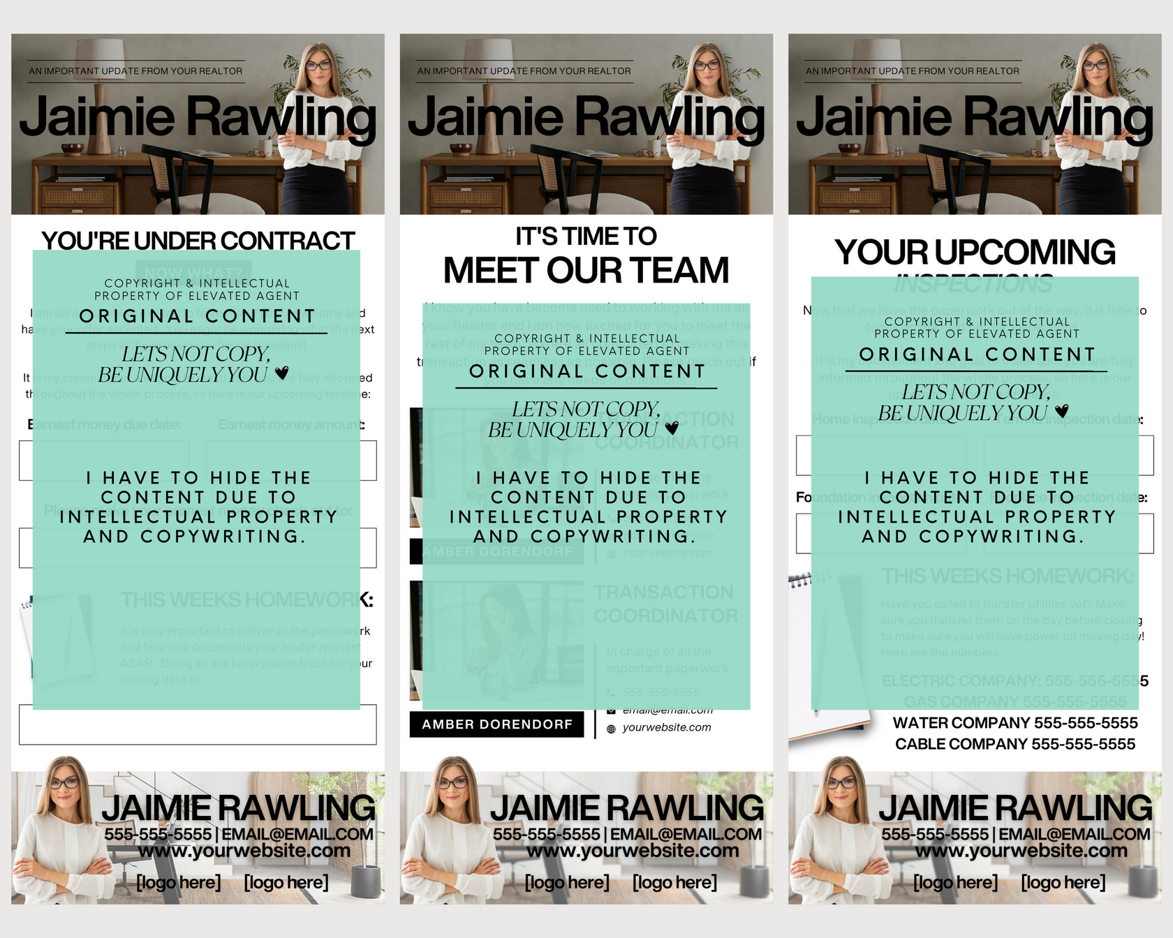 Real Estate Under Contract Emails - Real Estate Email Templates ...