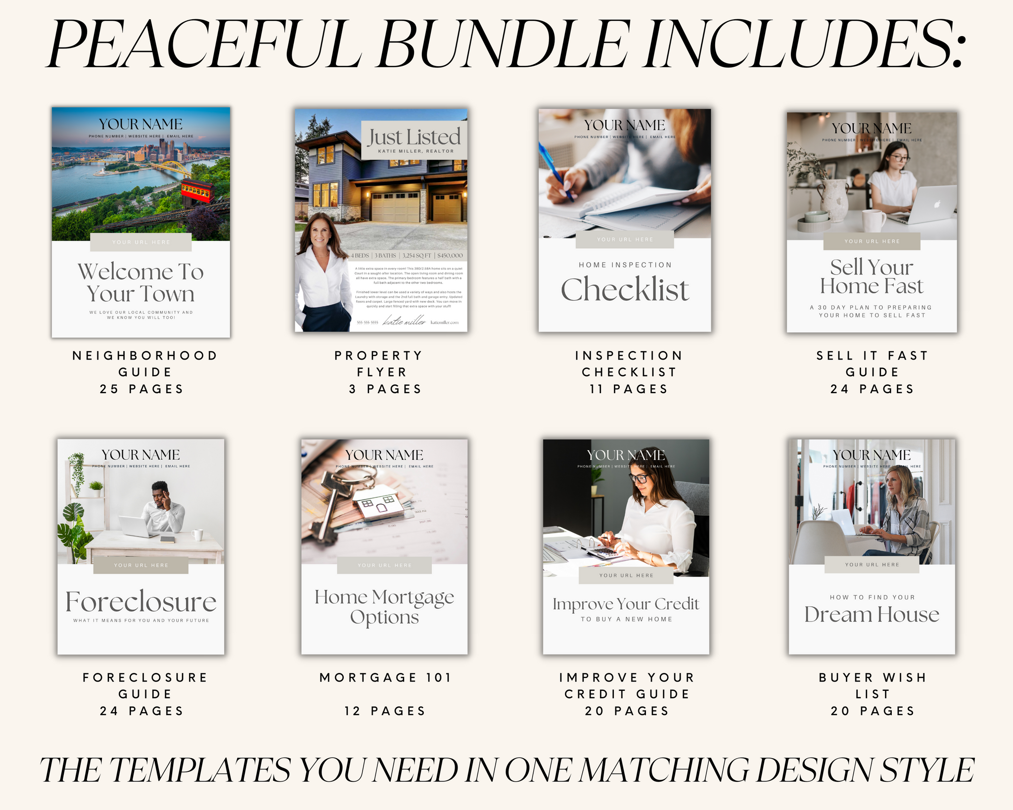 Peaceful Brand Bundle Everything - Real Estate Template – Elevated Agent