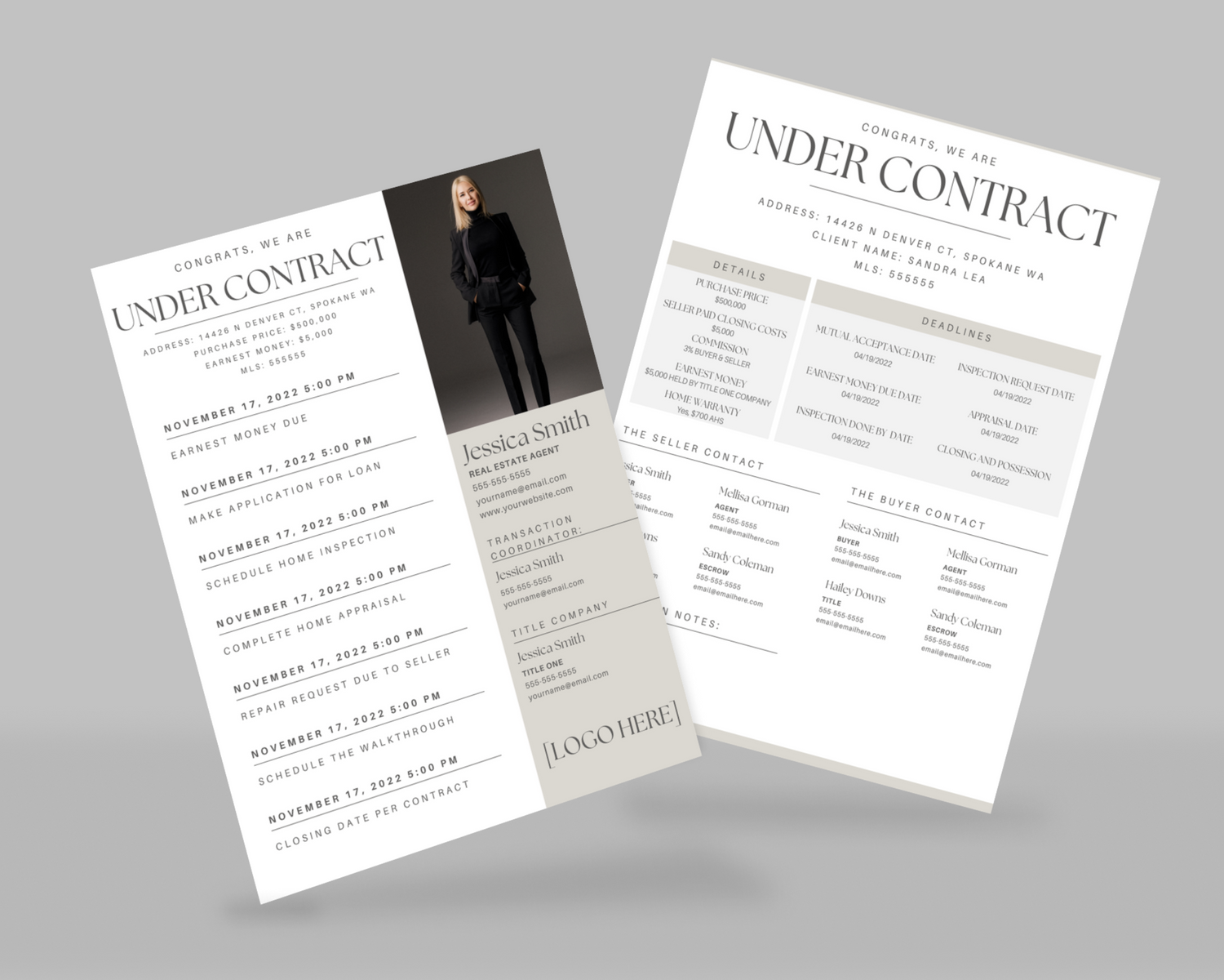 Real Estate Transaction Flyer#N# – Elevated Agent