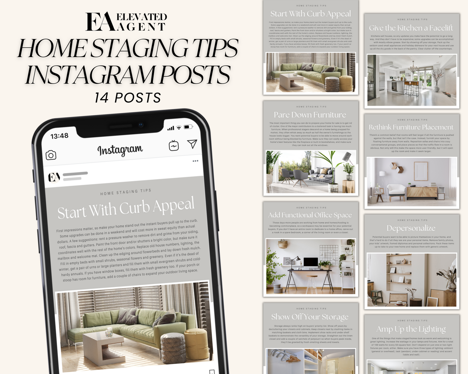 Home Staging Tips Social Media – Elevated Agent