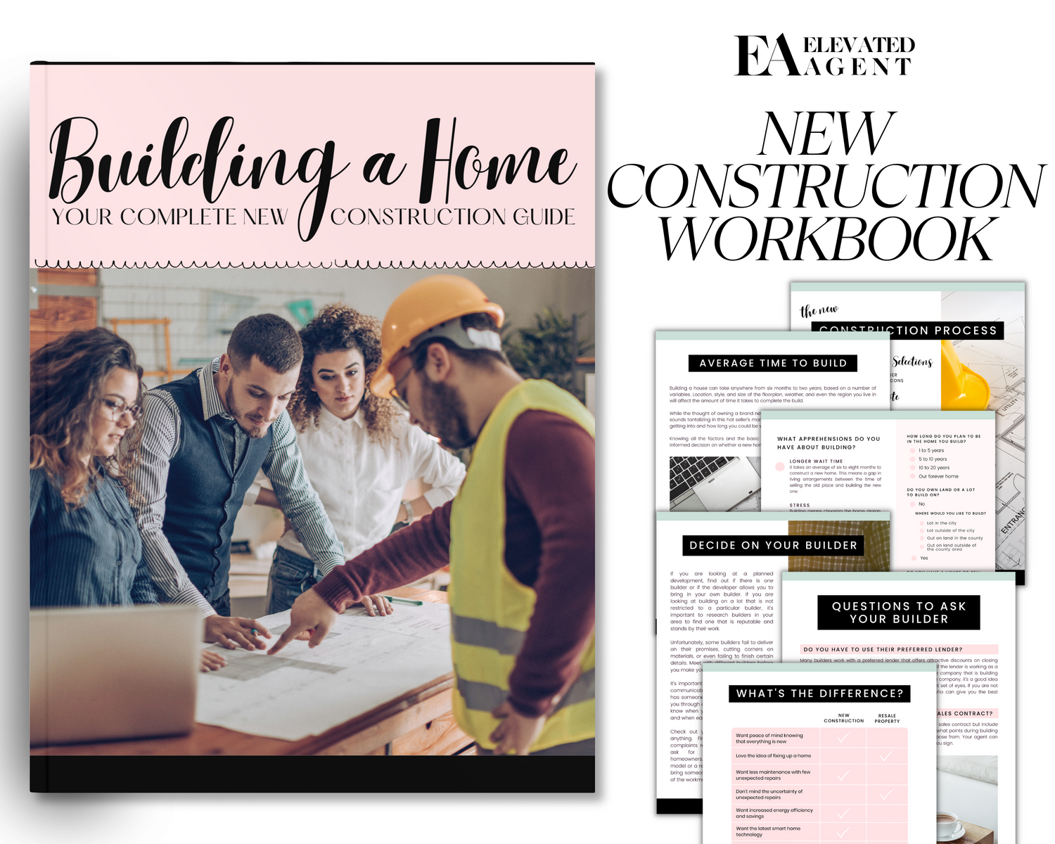 New Construction Guide Real Estate Template Playful Brand Style ...