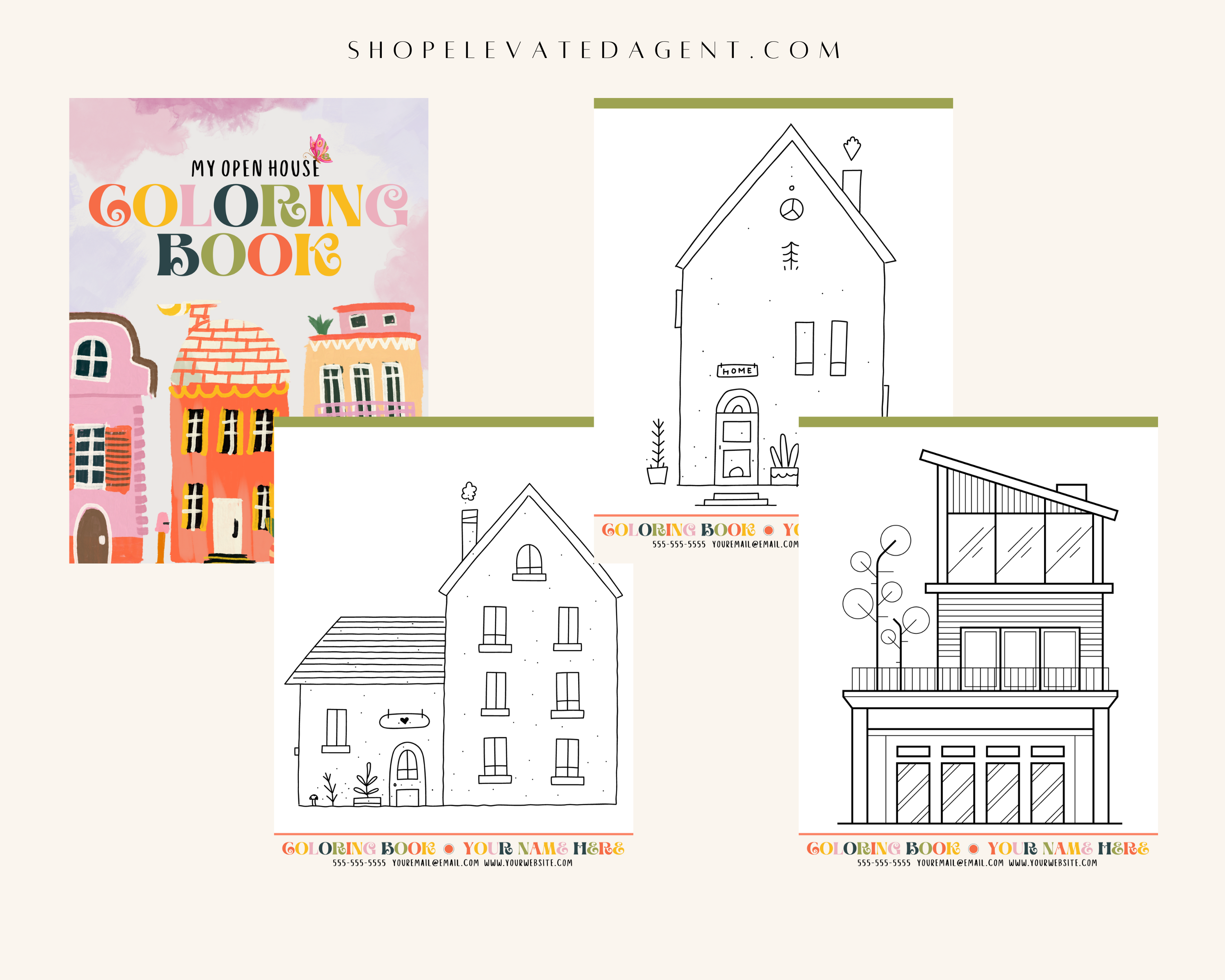 school open house coloring pages