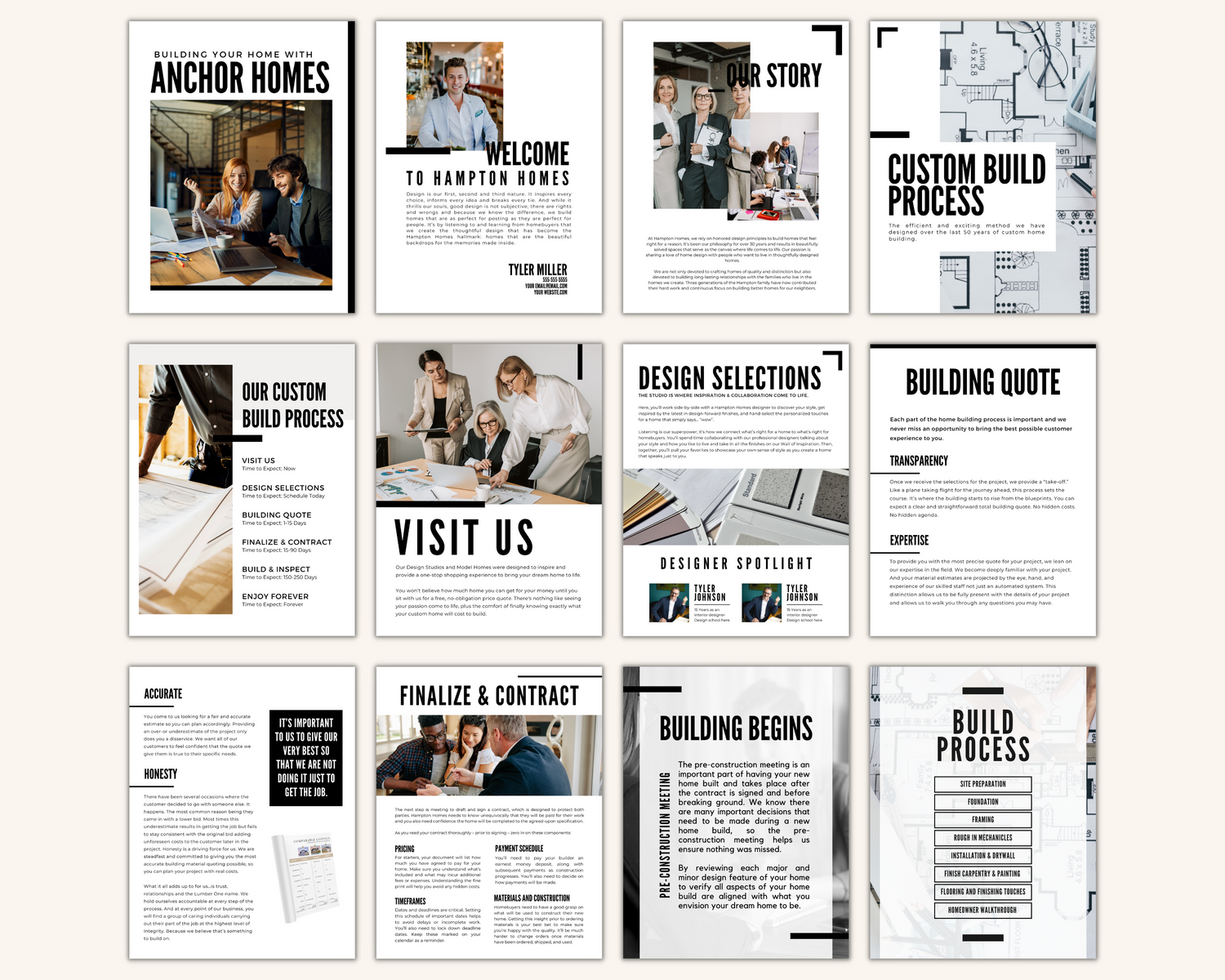 Home Builder Guide Real Estate Template Minimal Brand Style – Elevated ...