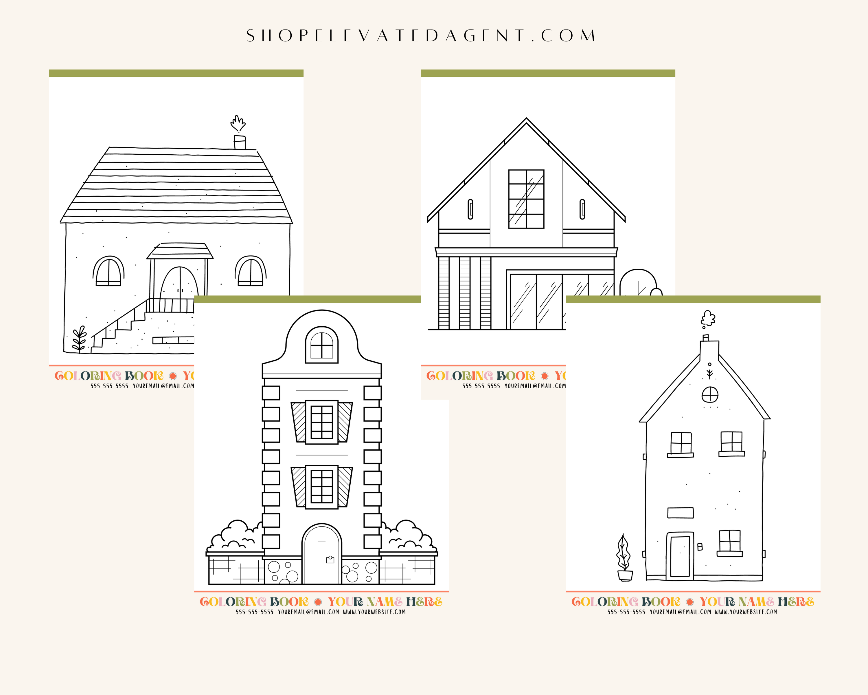 school open house coloring pages