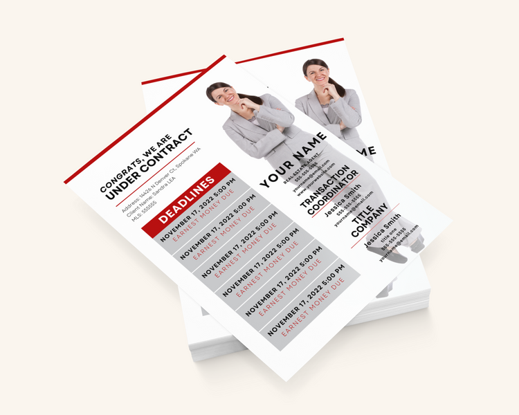 Keller Williams Transaction Summary Flyer Real Estate Template ...
