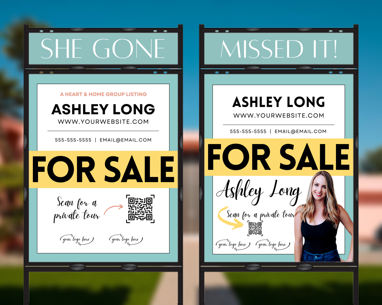 Yard Sign 10 - Real Estate Template – Elevated Agent