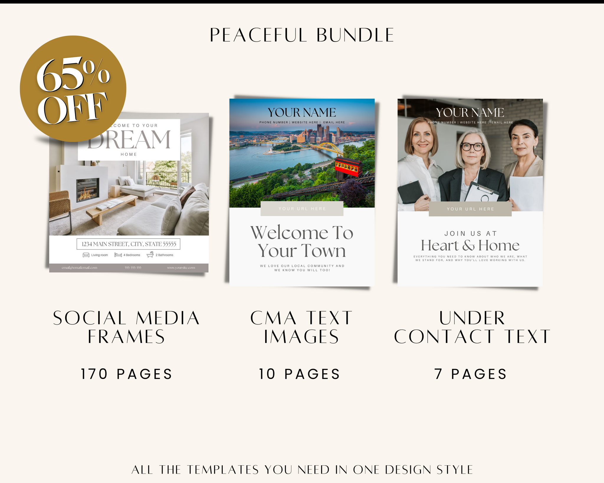 Peaceful Brand Style Bundle 1 – Elevated Agent