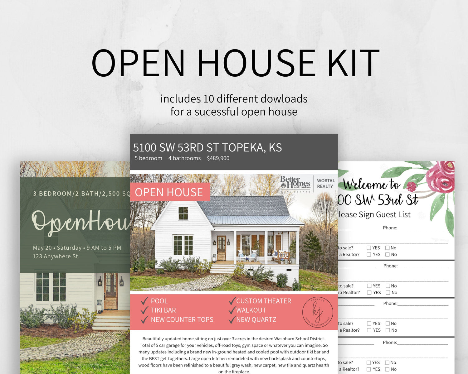 Open House Kit -Real Estate Open House – Elevated Agent