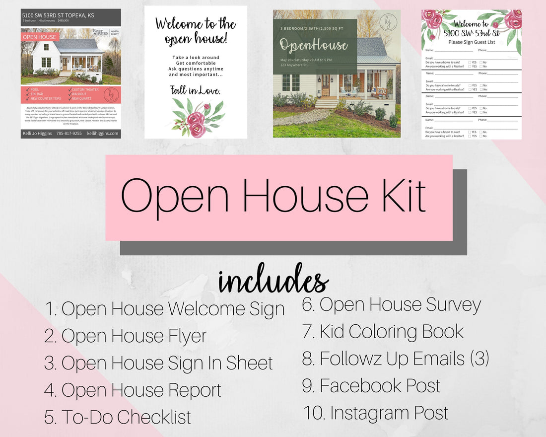 Open House Kit -Real Estate Open House – Elevated Agent