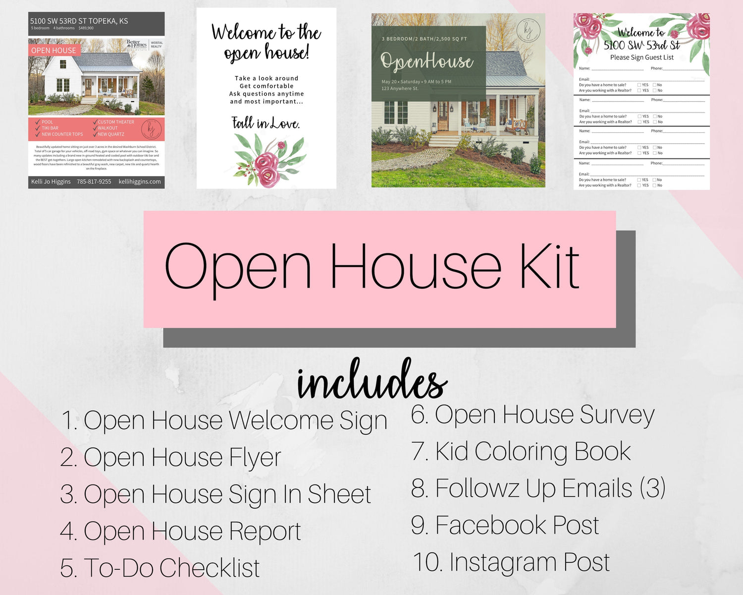 Open House Kit -Real Estate Open House – Elevated Agent
