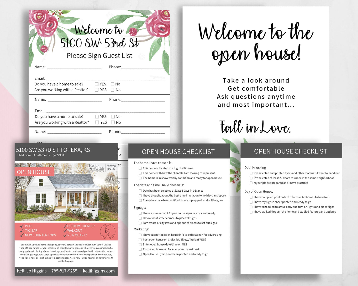 Open House Kit -Real Estate Open House – Elevated Agent