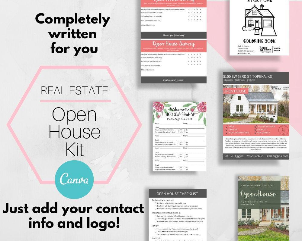 Open House Kit -Real Estate Open House – Elevated Agent