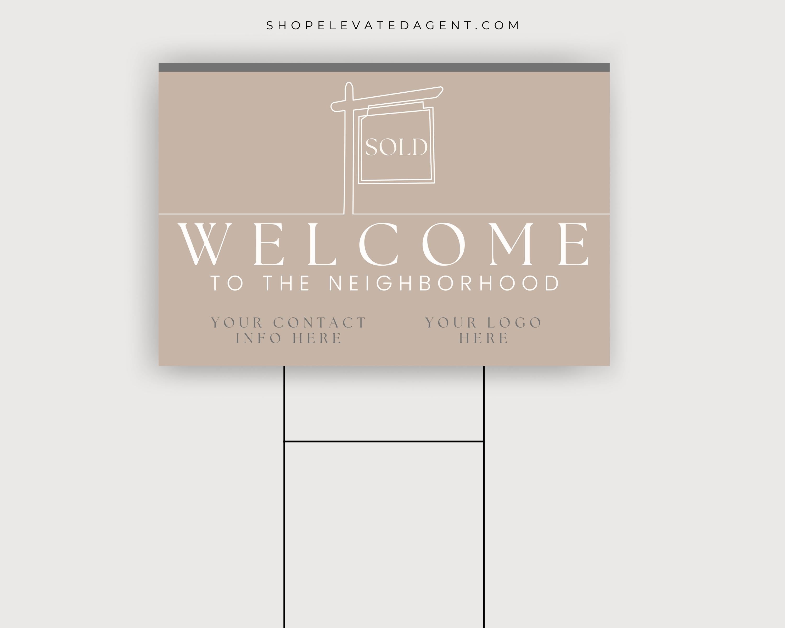 Real Estate Buyer Sign - Real Estate Template – Elevated Agent