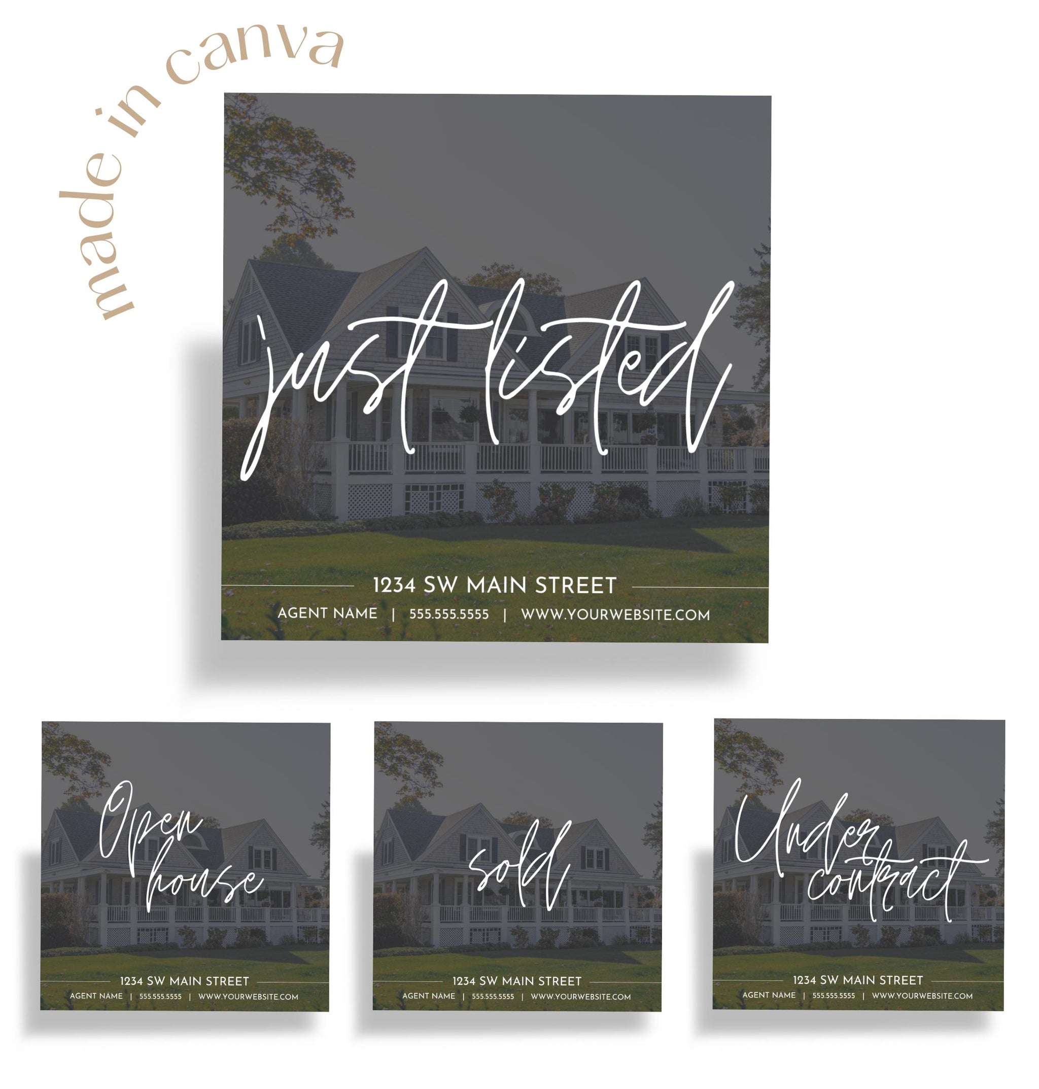 Real Estate Facebook and Instagram Frames – Elevated Agent