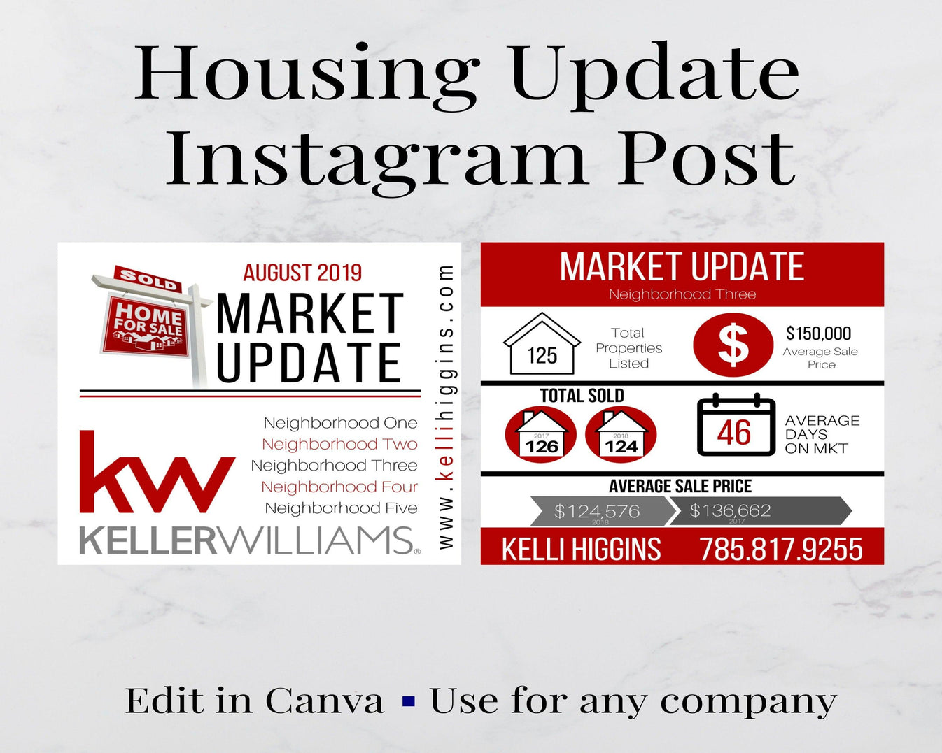 Real Estate Instagram Housing Update Post – Elevated Agent